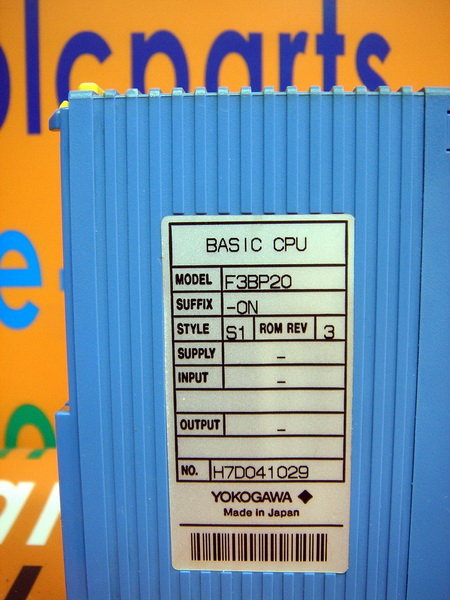 YOKOGAWA PLC F3BP20-0N BASIC CPU - 裕益科技自動化設備可程式編碼器PLC分散式控制系統DCS